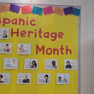 Hispanic Heritage Month Bulletin Board Interactive Posters - Etsy