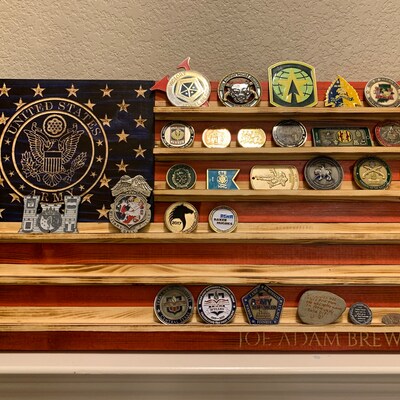 Desk Challenge Coin Holder - Etsy