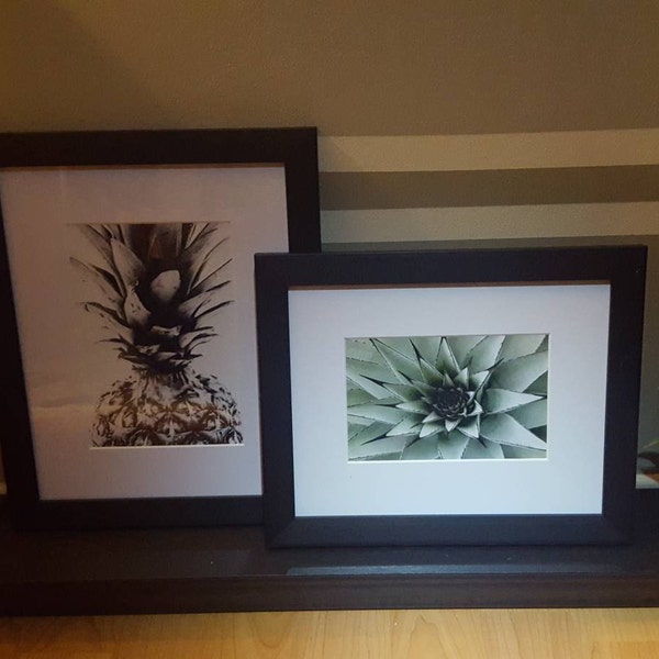 Pineapple Print, Pineapple Poster, Black and White, Tropical Print ...