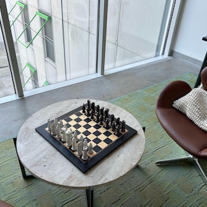 Templar Knights Hand Painted Theme Chess Set - Etsy