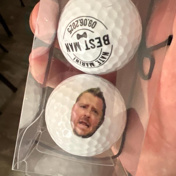 Best Man Golf Gift, Custom Golf Ball, Best Man Proposal, Groomsmen Gift ...