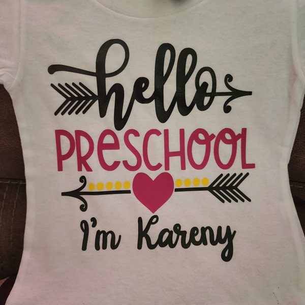 Hello Preschool Svg Dxf Eps Png Cutting Files for Silhouette Cameo ...