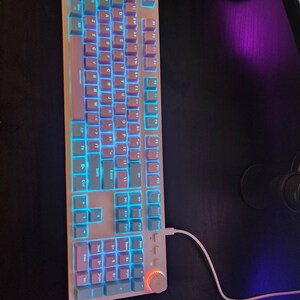 141pcs Dark Blue Ocean Theme Keycaps Set, Retro Style Keycaps, PBT ...