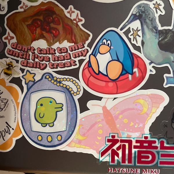 LPS Holographic Sticker Waterproof Vinyl Laptop Decals Pet Cat Dog ...