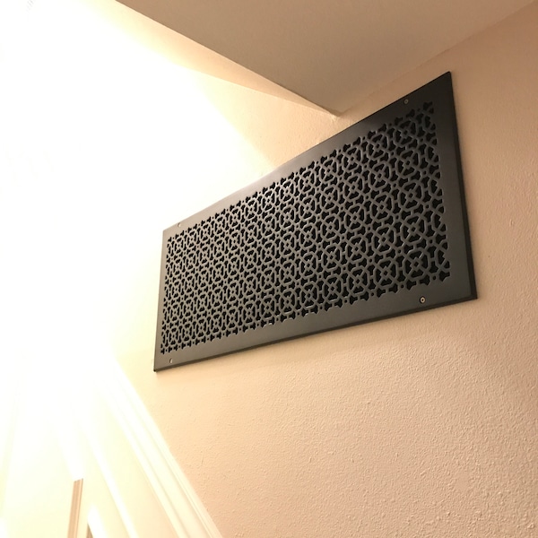 Custom Small Size Handmade Heavy Cast Aluminum Air Return Grate Cover ...