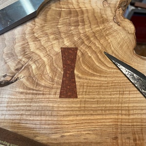 Black Walnut Single Bow Tie Inlay Stitcher - Etsy