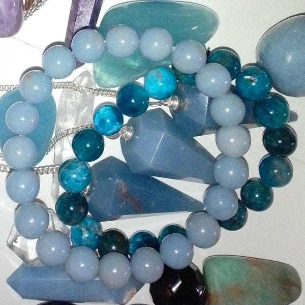 Bulk Angelite Pendulums | Gemstone Dowsing Pendulum | Wholesale ...