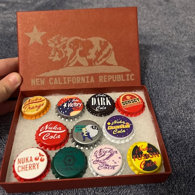 10 Fallout Unofficial Bottle Caps or Fridge Magnets in Weathered/clean ...