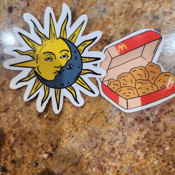 Chicken Nuggets Sticker - Etsy
