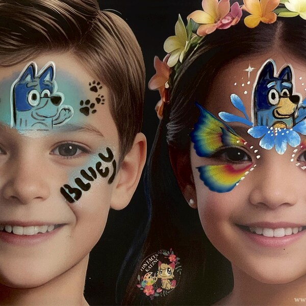 Stitch - Face Painting STENCIL - Etsy