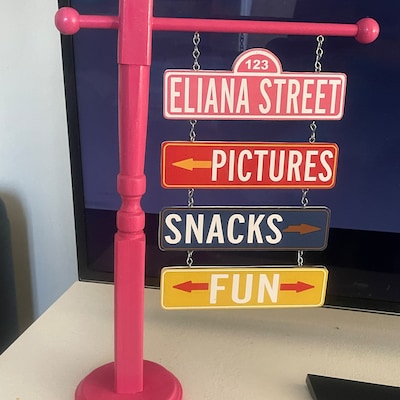 Street Sign Lamp Post Trolley Station Lamp Post 21 Inch - Etsy