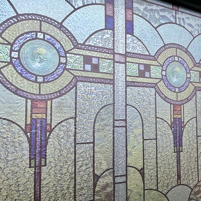 Custom Size Window Film Frosted Stained Glass Films Church - Etsy