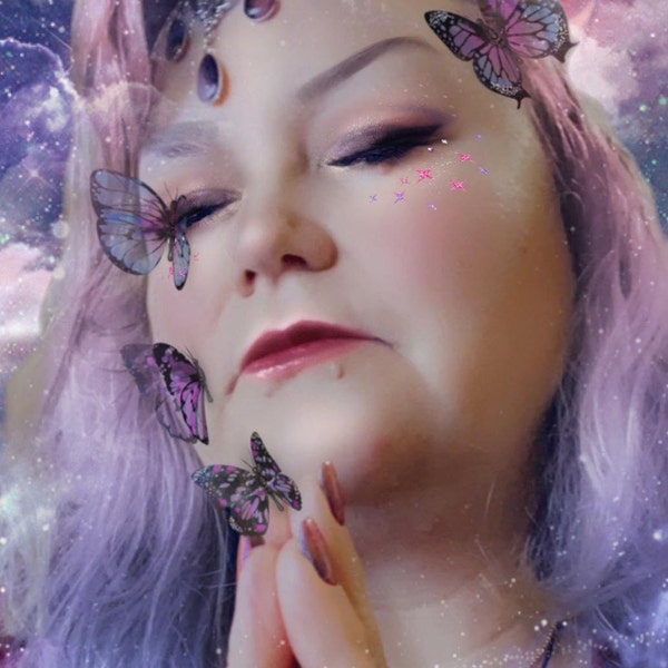 Fairy Wedding Elven Headpiece Forhead Jewelry Tiara Shooting Festival ...