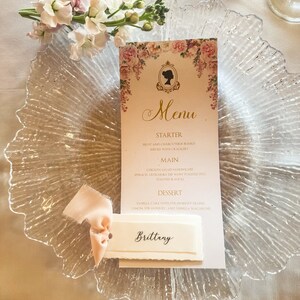 Hand Torn Place Cards and Chiffon Ribbon, Deckle Edge Place Cards With ...