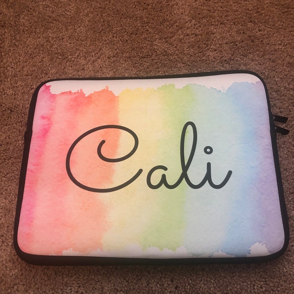 Girls Chromebook Case for Kids, Personalized Laptop Sleeve, College ...
