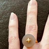 Buy Copper White Calcite Square 10mm Micron Gold Plated 925 Online in ...