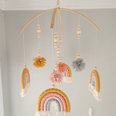 Baby Mobile Frame Crib Mobile Frame Nursery Mobile Frame Cot Mobile ...