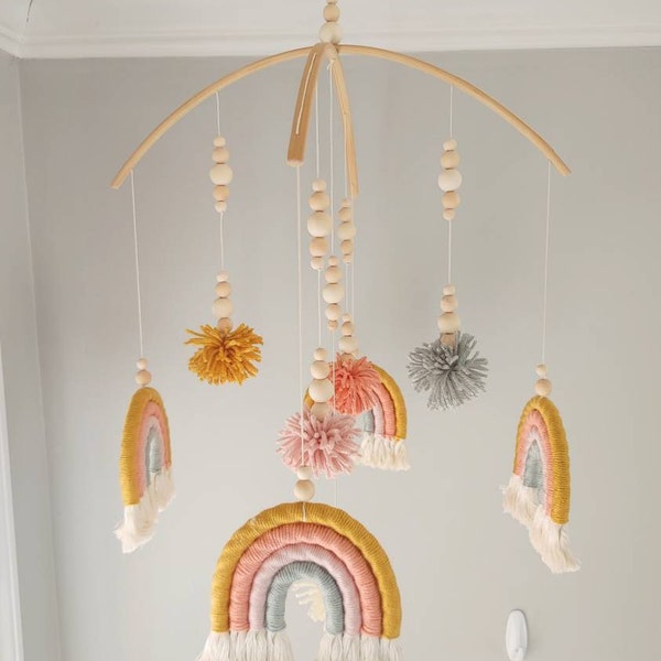 Baby Mobile Frame | Crib Mobile Frame | Nursery Mobile Frame | Cot ...