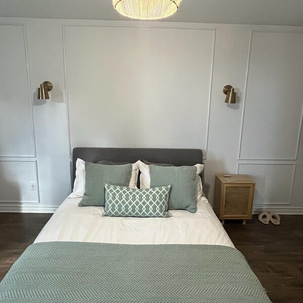 Wall Molding Package Ready to Assemble Wall Paneling Kit Pre-cut ...