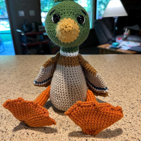 Maverick the Mallard Duck Crochet PDF Pattern ONLY - Etsy