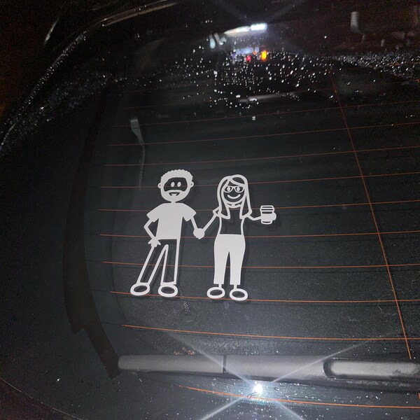 Create Your Own Stick Figure Family Decal/sticker - Etsy