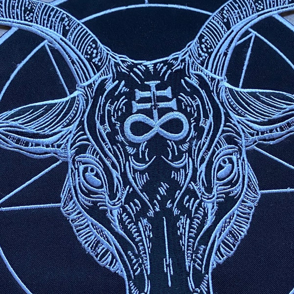 PENTAGRAM Large Back Patch Pour Gilet De Motard Personnalisé - Etsy