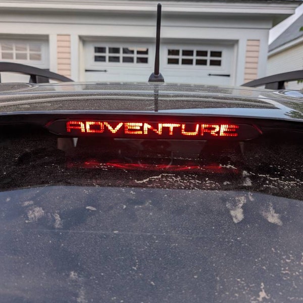 Vinyl Brake Light Decal - Matte Black - Etsy