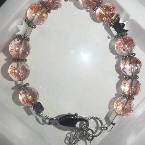 Feng Shui: 12mm Green Phantom Quartz Bracelet, Luck and Fortune ...