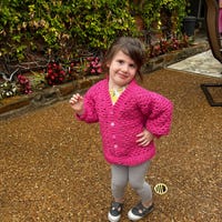 CROCHET PATTERN & VIDEO/ Mini Pop Cardigan Crochet Pattern / Easy Top ...