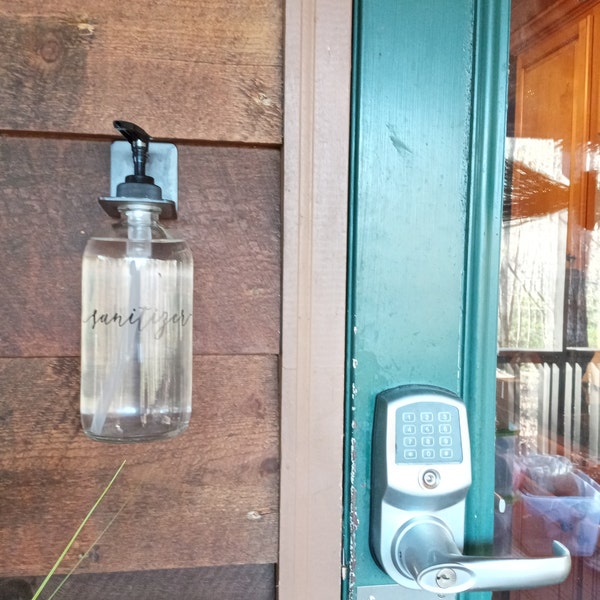 Hand Soap, Shampoo or Conditioner Bottle Wall Mount Bracket bottle ...