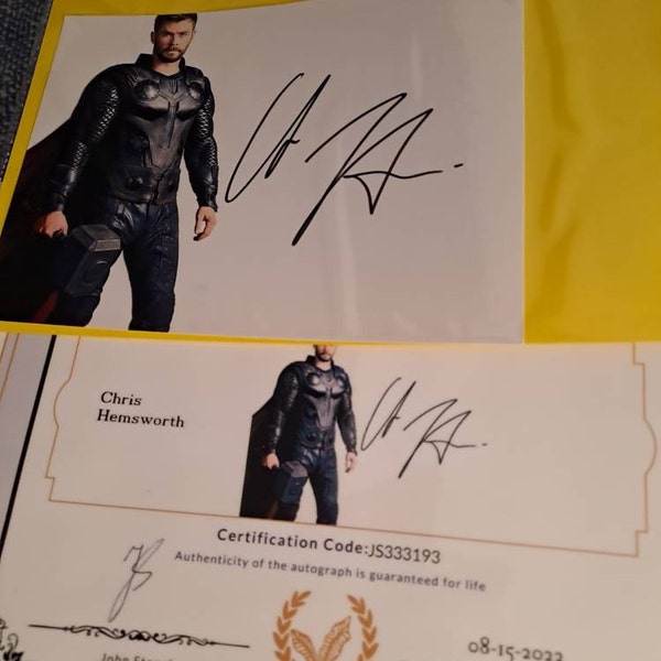 Sam Neill Autograph COA jurassic Park - Etsy