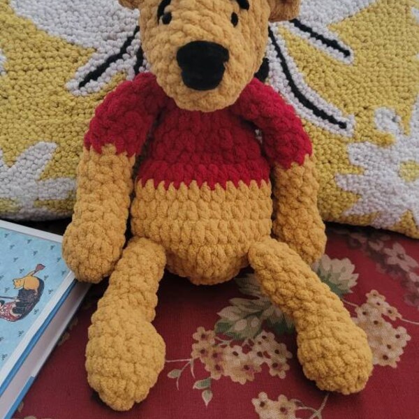 Jr. Bear the Bear Snuggler Crochet Pattern, Bear Pattern, Crochet Bear ...