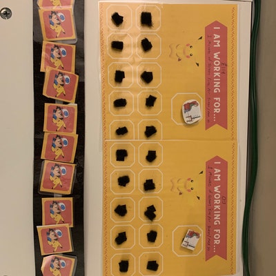 Sonic Token Board, Token Chart, Token Economy, Potty Training, Autism ...