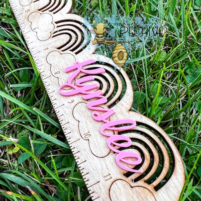 Rainbow Ruler SVG Digital File Laser Cut File Boho Rainbow DIY Craft ...