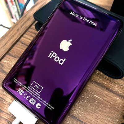 Custom 512GB-2TB Alĺ Blue Ipod Classic 7th Gen 3000mah Battery Optional ...