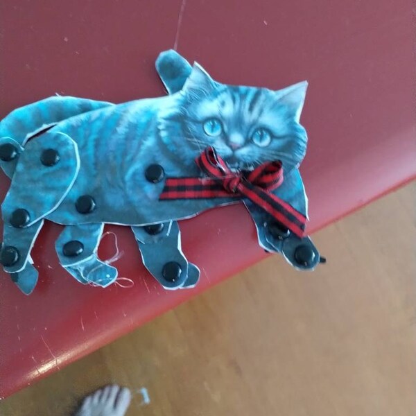 Nancy the Rabbit Movable Paper Doll • Vintage-inspired DIY Craft Kit ...