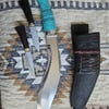 Hand Forged Messer Sword: 27.5 Inch Carbon Steel Blade, Leather ...