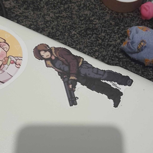 Final Fantasy VII Remake Pixel Art Stickers Cloud Strife, Sephiroth ...