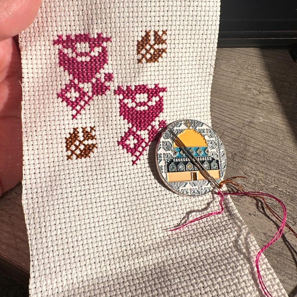 Cross-stitch Pattern: Palestinian Flag for Gaza | Tatreez Pattern PDF ...