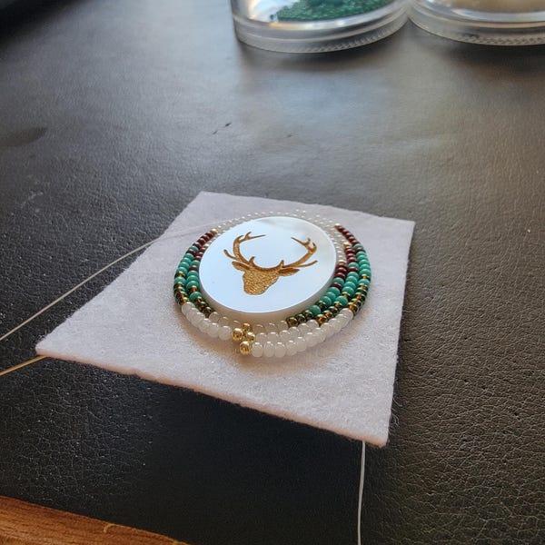 Sunflower Regalia Beading Pattern, Beading Designs, Pellon Pattern ...