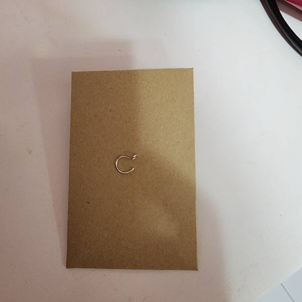 Tiny Fake Nose Ring Set of 3 - Faux Nose Ring - Hoop Nose Ring - Gold ...