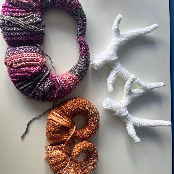 Wearable Antlers Set 4 Crochet Pattern by Crafty Intentions ...