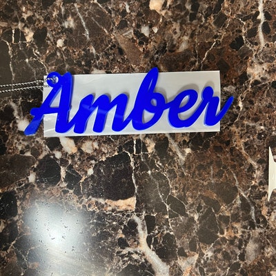 Custom Acrylic Name Tags Acrylic Stocking Tag Personalized Tags Cutout ...