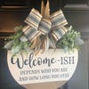 Double Door Front Door Decor Welcome to Our Home Double Door Signs ...