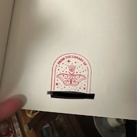 Library Book Stamp for Teachers, Book Plate Stamp, Rose Rubber Stamp ...