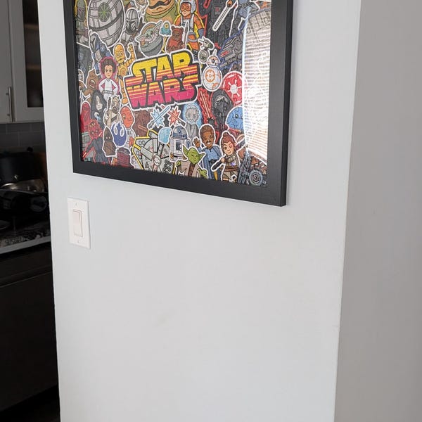 Custom Puzzle Frame, Composite Wood, Made to Measure, Multiple Colors ...
