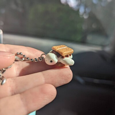Smores Turtle Kawaii Polymer Clay Charms Stitch Markers - Etsy
