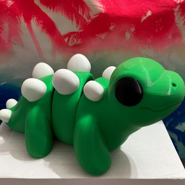 Articulating 3D Printed Parasaurolophus Dinosaur - Etsy