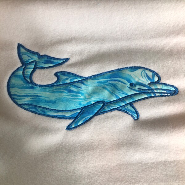 Dophin Logo Embroidery Designs | 6 Sizes | Sea Nature Machine ...