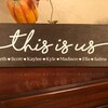 Personalized This is Us Sign Wood Sign, Housewarming Gift, Personalized ...